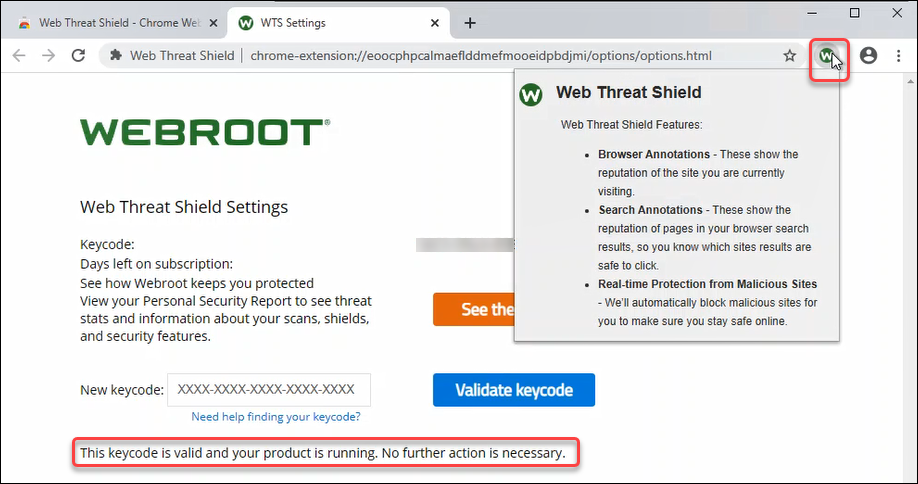 Add Web Threat Shield to Google Chrome in a PC Add Web Threat Shield to Google Chrome in a PC